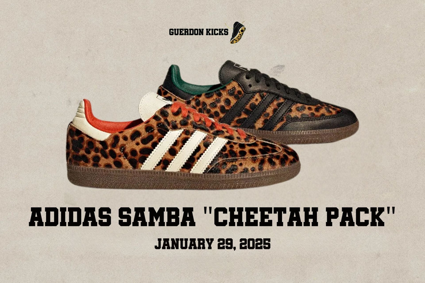 Adidas Samba ‘Cheetah Pack’ Drops Soon – Release Date & Details